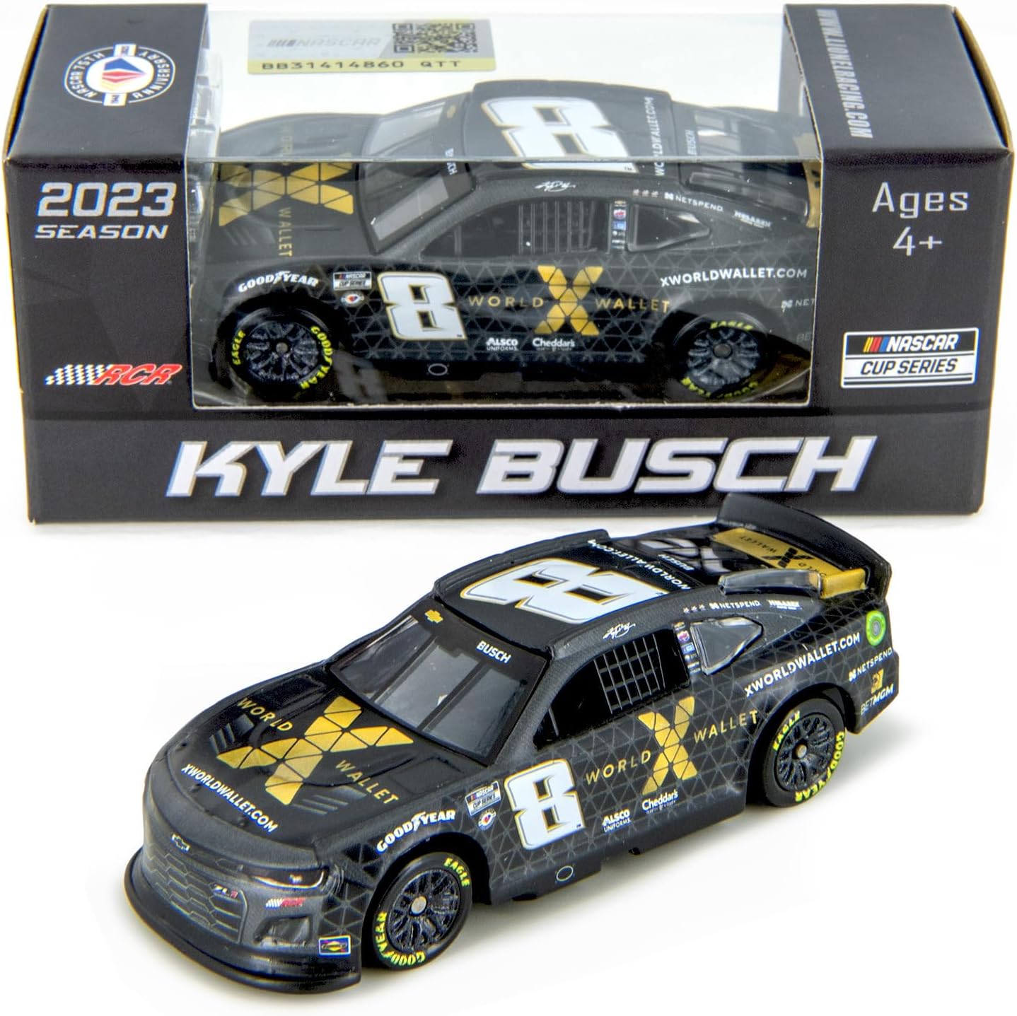 Lionel Racing Kyle Busch 2023 X World Wallet Diecast Car 1:64 Scale ...