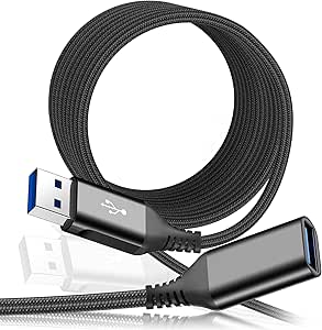 Amazon.co.jp: USB 延長ケーブル, 2M USB 3.0 延長ケーブル 5Gbps高速データ転送 AviBrex usb 延長 USB3.0規格 タイプAオス - タイプAメス ...