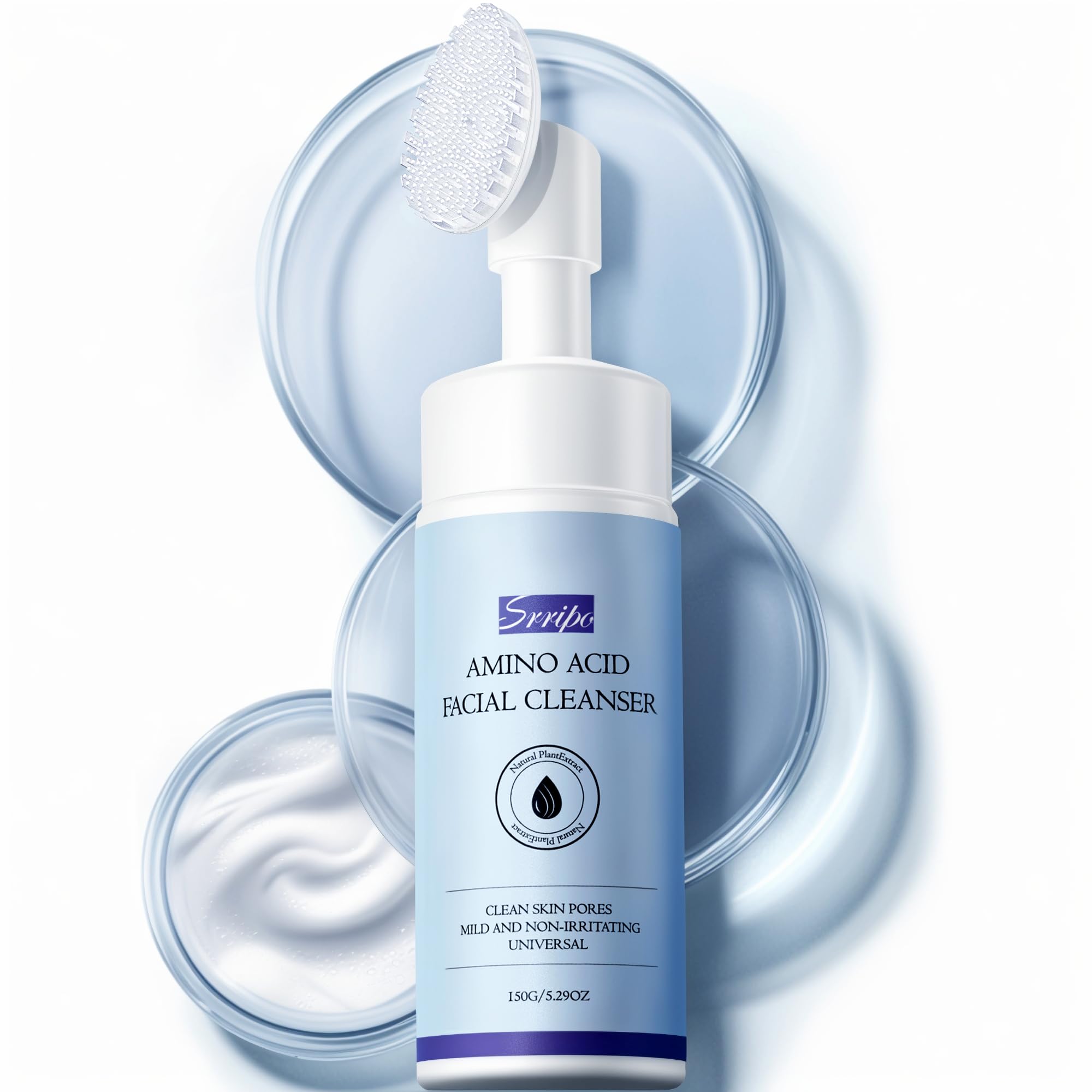 Amazon.com: Gentle Foaming Face Wash, Deep Cleansing Facial Cleanser ...
