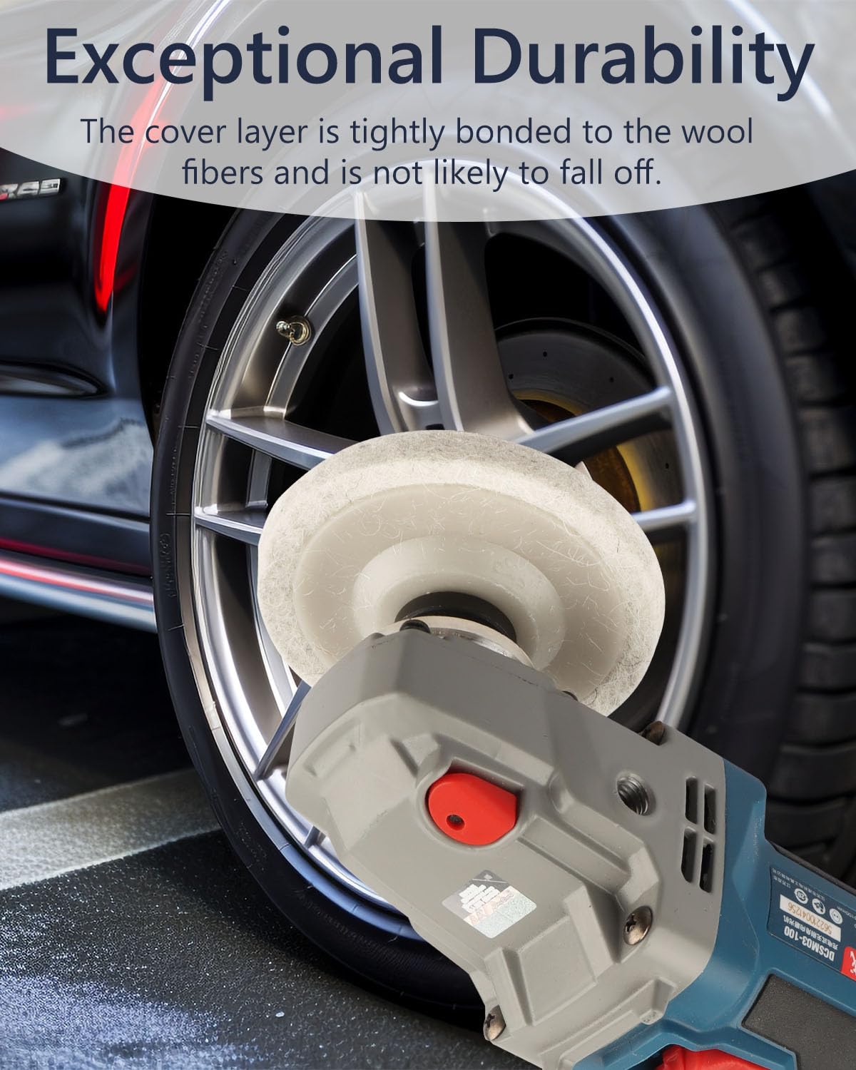 Snapklik.com : 4" Wool Felt Polishing Wheel Disc, 10 Pack Angle Grinder ...