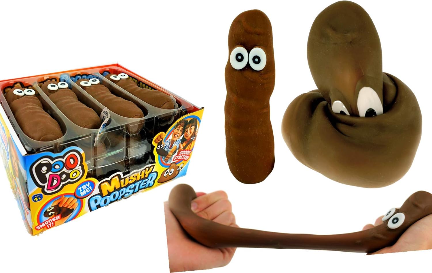 Amazon.com: JA-RU Stretchy Poop Toys for Kids (12 Poop Toy) Slow Rising ...