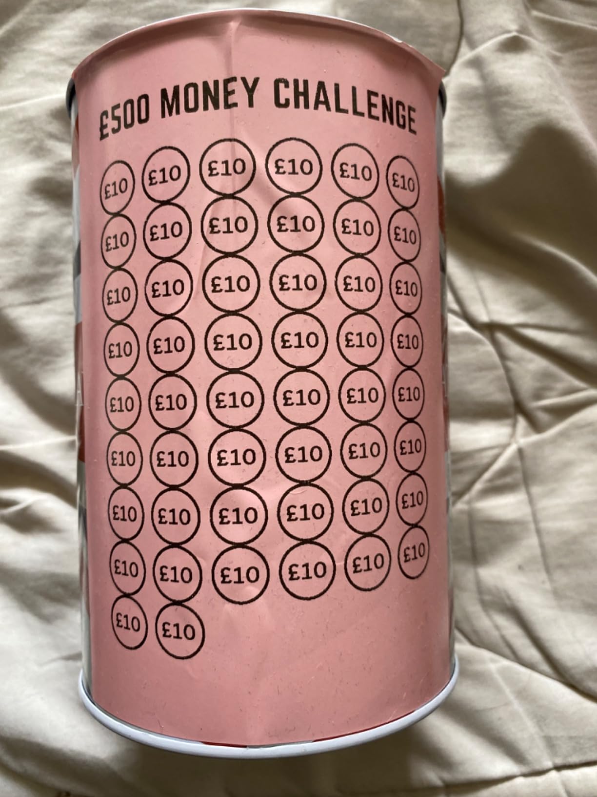 Money Tin Challenge Sticker Only (Blue, 10k) : Amazon.co.uk: Handmade ...