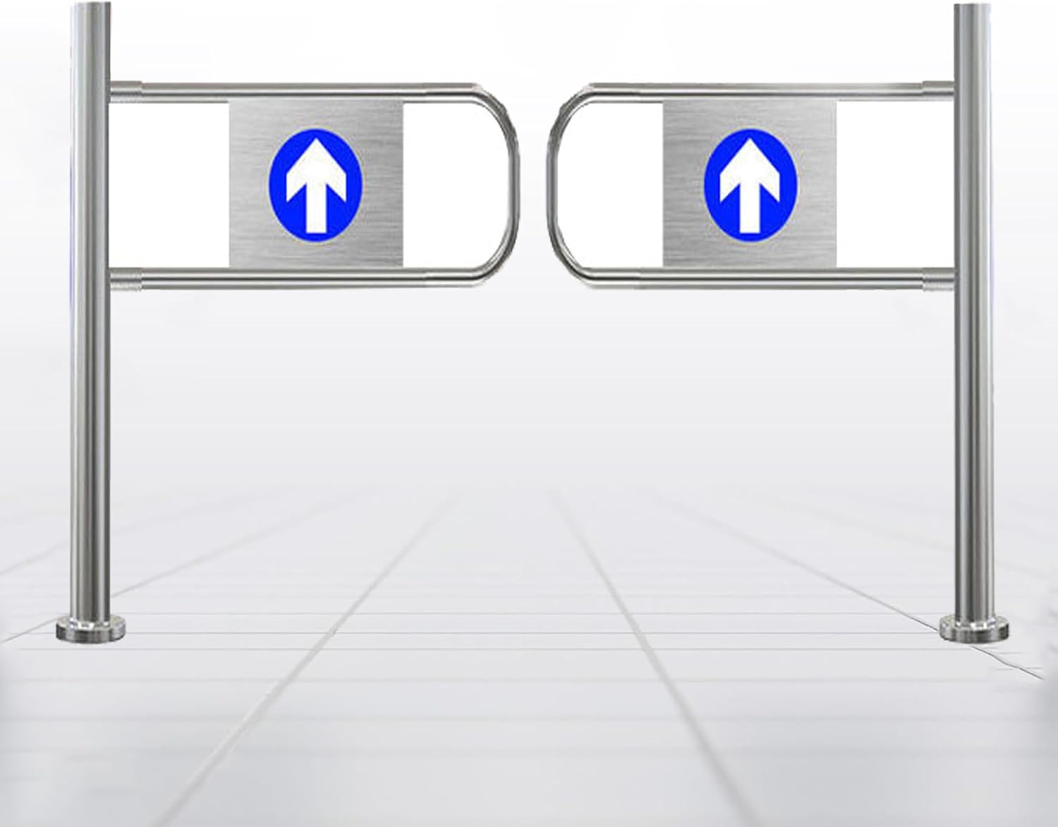 Heavy-Duty Automatic Closing Unidirectional Swing Gate for Metal Doors ...