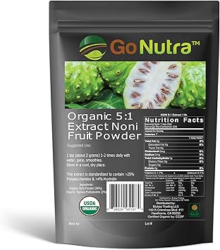 Amazon.com: Noni Fruit Powder Organic 5:1 Extract Pure 1lb. (16 oz ...