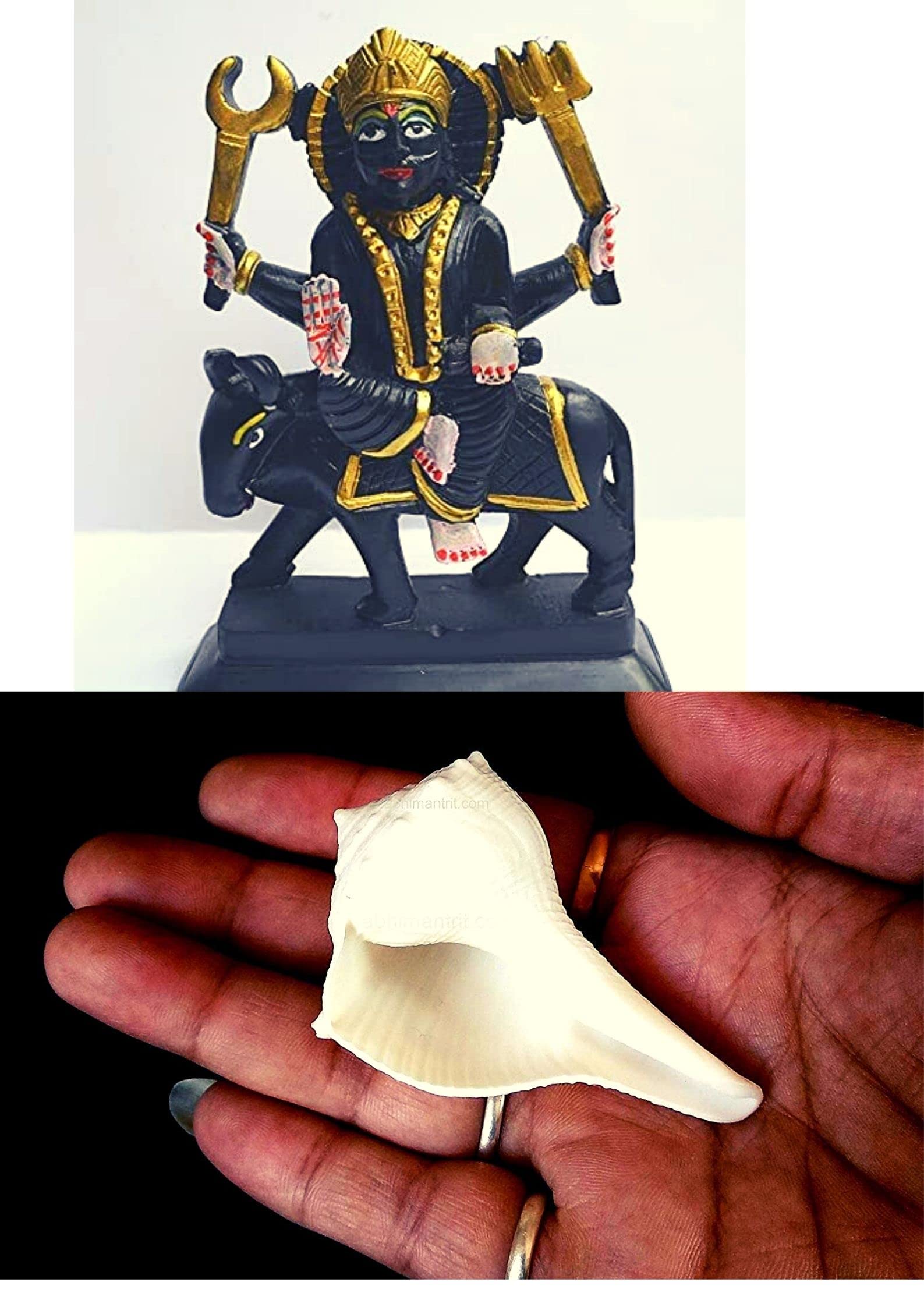 Buy Marble Shani Dev Statue Shani Navagraha (The Nine Planets Series ...