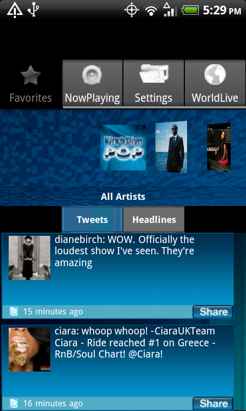 WorldLive Pop - App on Amazon Appstore