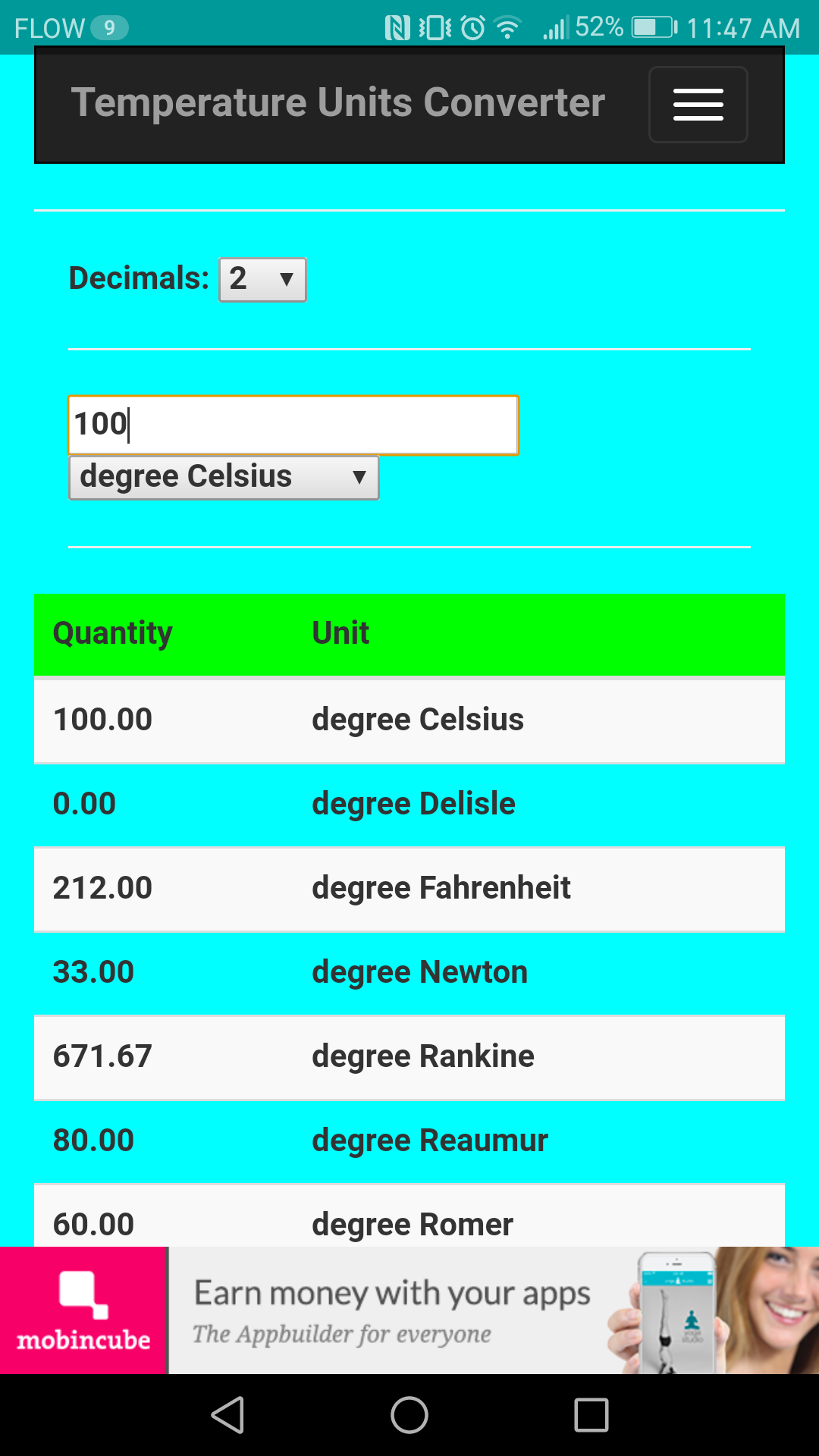 Temperature Units Converter - App on Amazon Appstore