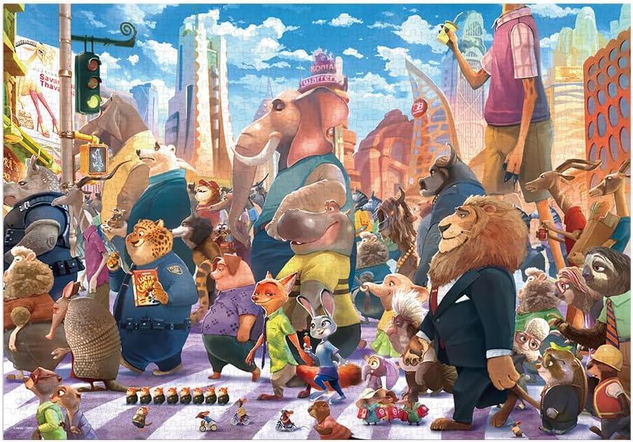 Amazon.com: Tenyo D-1000-904 1000 Piece Jigsaw Puzzle, Disney ...