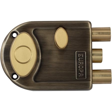 Europa Brass Dimple Key Main Door Lock (Metallic) : Amazon.in: Home ...