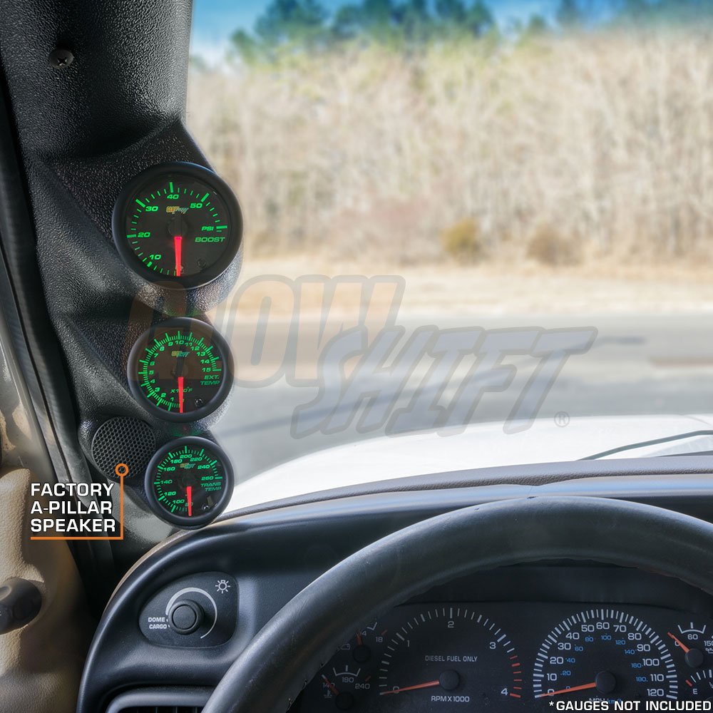 Dodge Charger Gauge Pods Black Glowshift Black Triple Pillar Gauge Pod ...