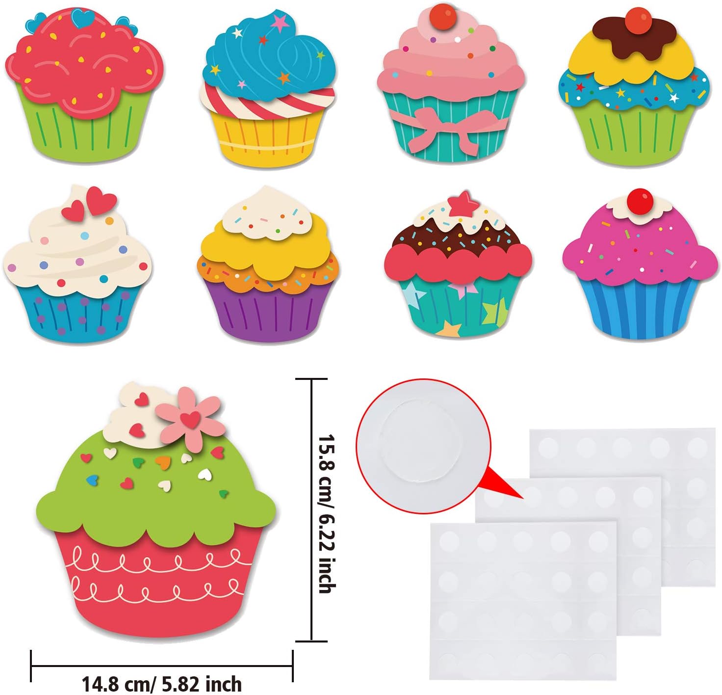 Birthday Cupcake Template Bulletin Board