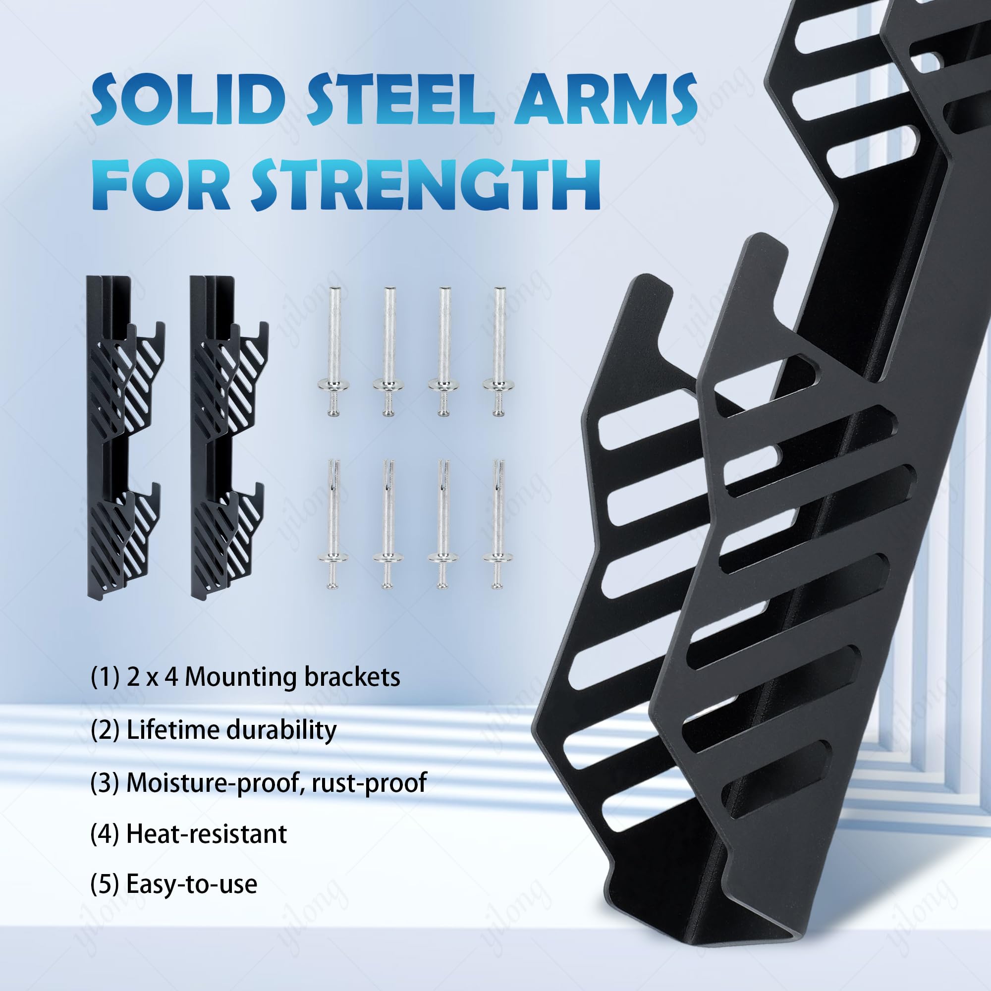 Jackstand Wall Mount Jack Stands Wall Mount Organizer Brackets Fits 2 ...