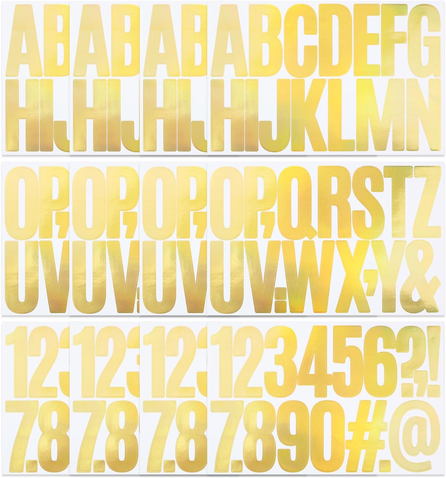 Amazon.com: 3 Inch Letter Stickers, 138 Pieces Self Adhesive Alphabet ...