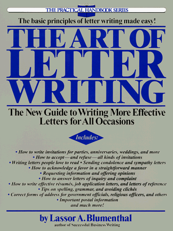 The Art of Letter Writing: The New Guide to Writing More Effective ...