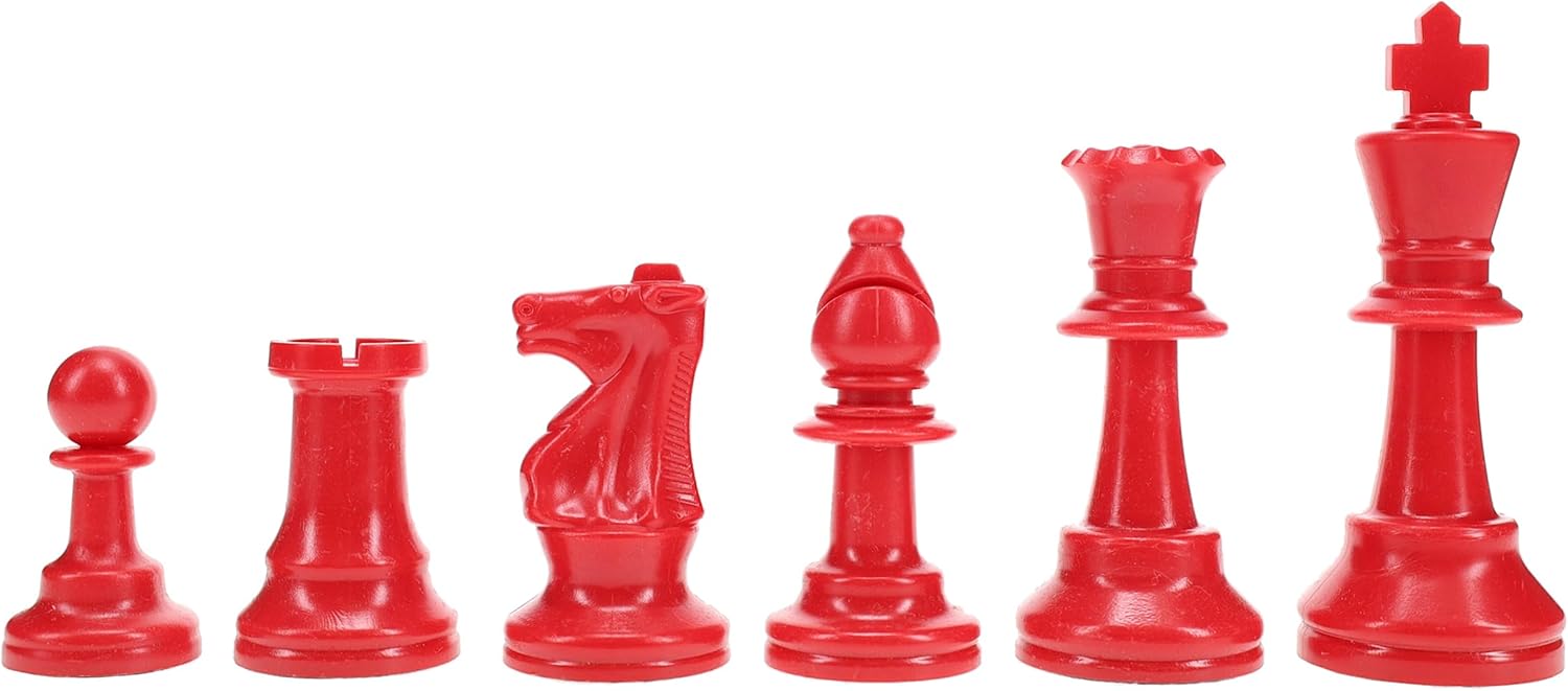 Amazon.com: WE Games Color Bright Plastic Staunton Tournament Chess ...