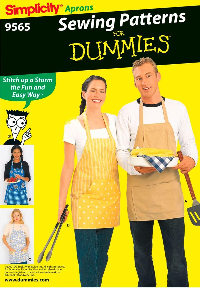 Amazon.com: Simplicity 3670, Misses' Apron, One Size : Arts, Crafts ...