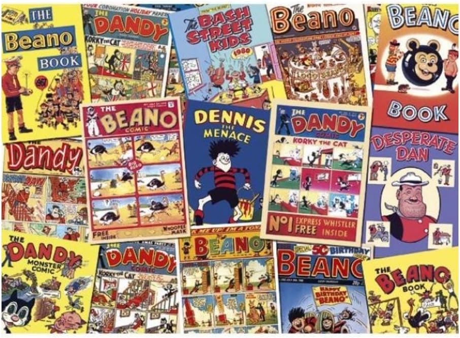 Gibsons Puzzle - Beano & Dandy - The Golden Years (1000 pieces ...