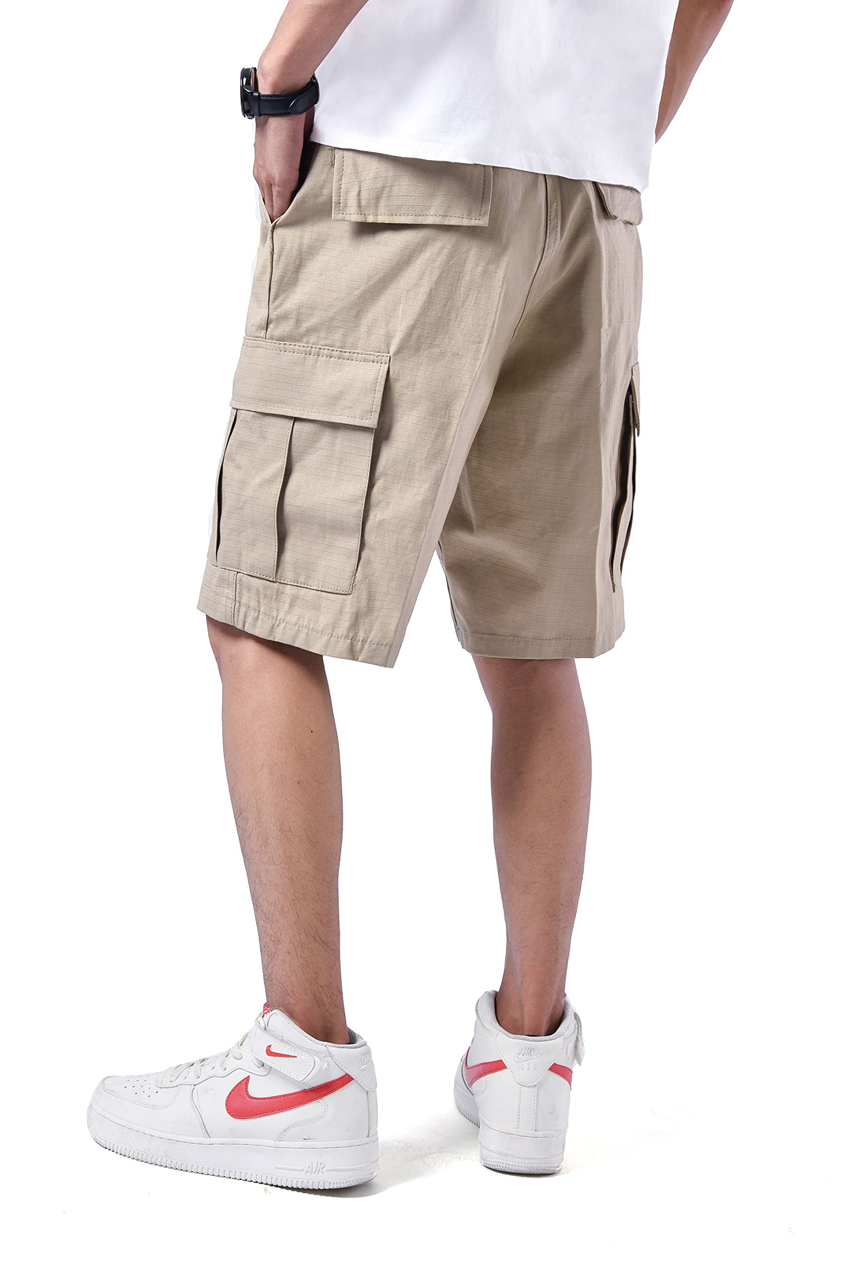 Snapklik.com : BACKBONE Mens Army Military Combat Camo BDU Shorts ...