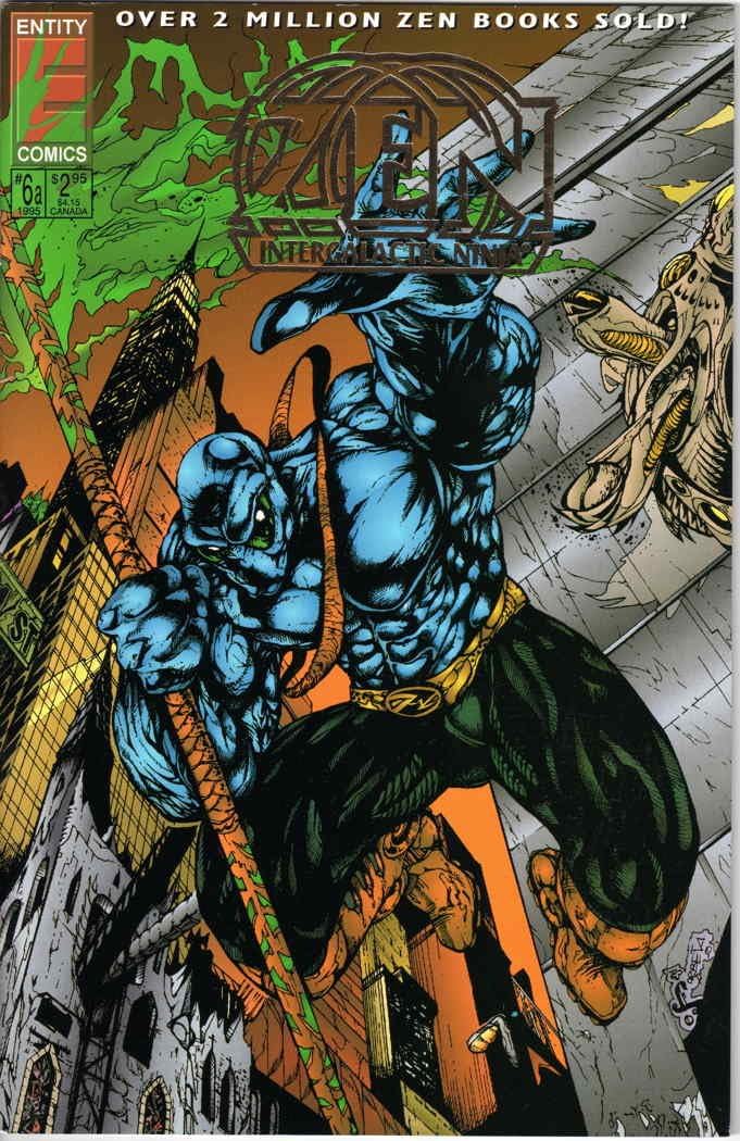 Amazon.com: Zen Intergalactic Ninja Color #6A VF/NM ; Entity comic book ...