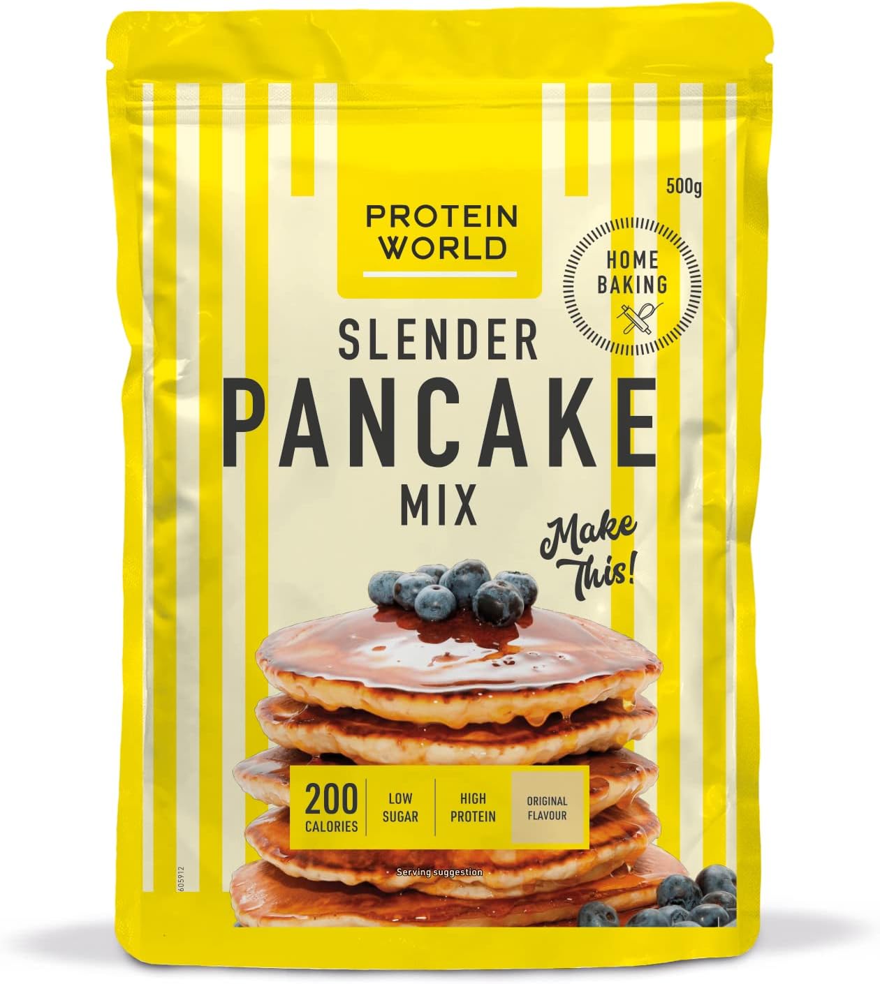 Protein World Slender Pancakes Original Low Calorie Breakfast Option ...