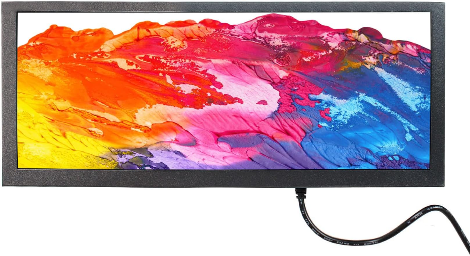 VSDISPLAY 14,5 Zoll 2560 x 720 2K IPS LCD Stretched Wide Bar Monitor ...