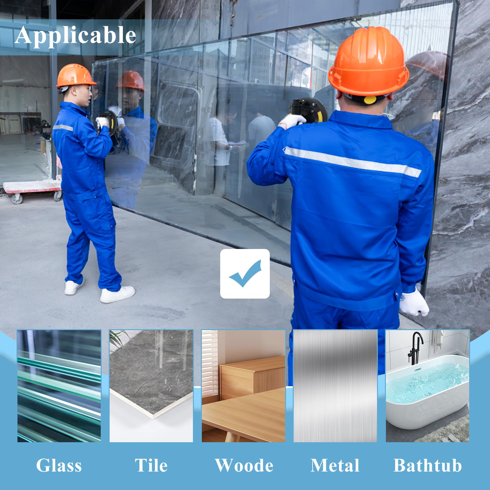 Snapklik.com : Upgraded Glass Suction Cups To Lift Large Glass Tile ...