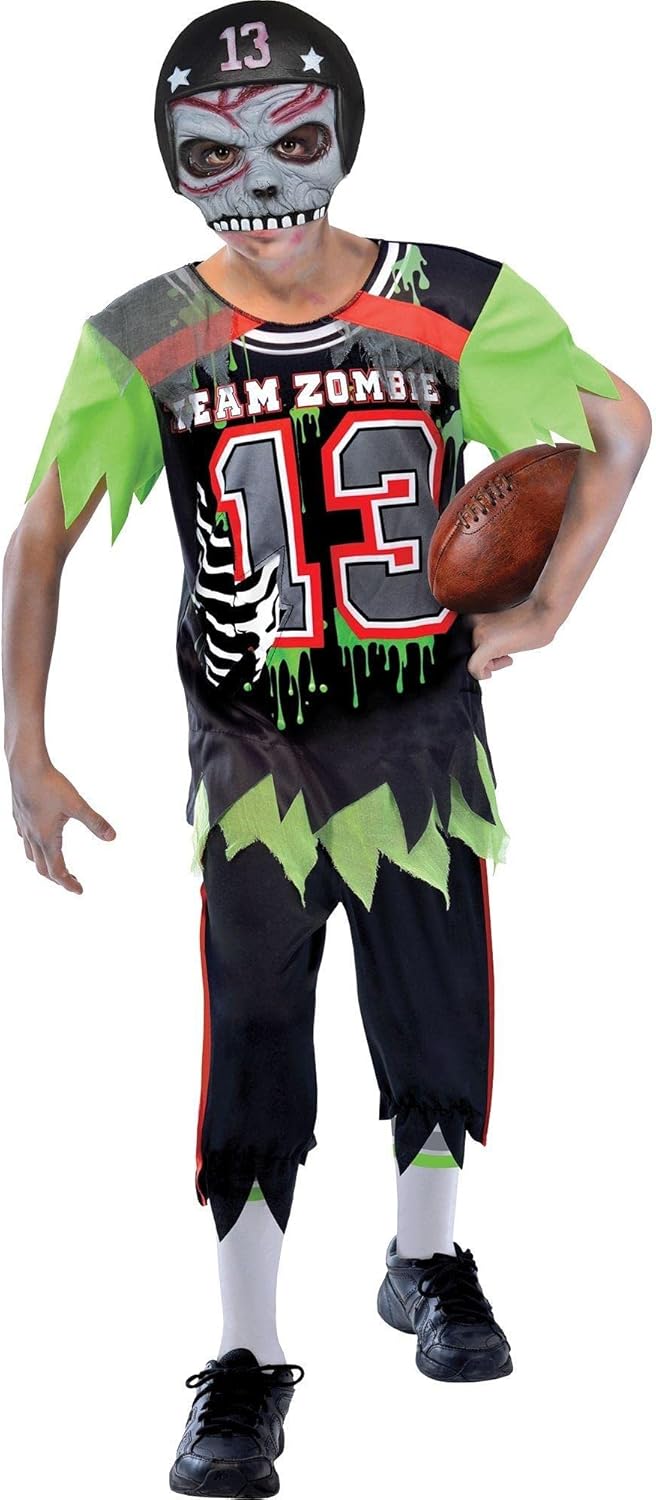 Amazon.com: Suit Yourself Zombie Football Player Halloween Costume for ...