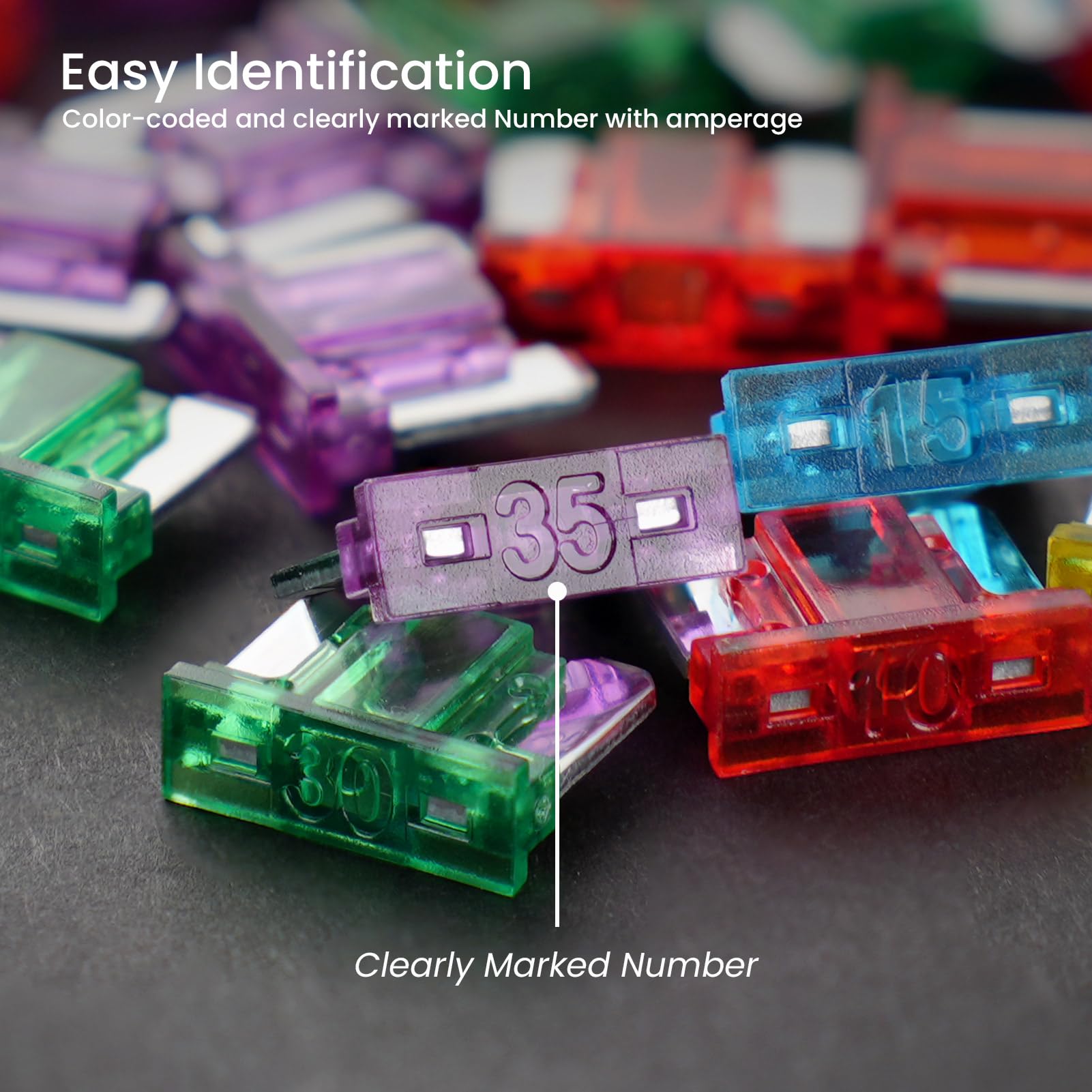 Snapklik.com : (25Pcs) 2 Amp Low Profile Mini Car Fuses, 2A Automotive ...
