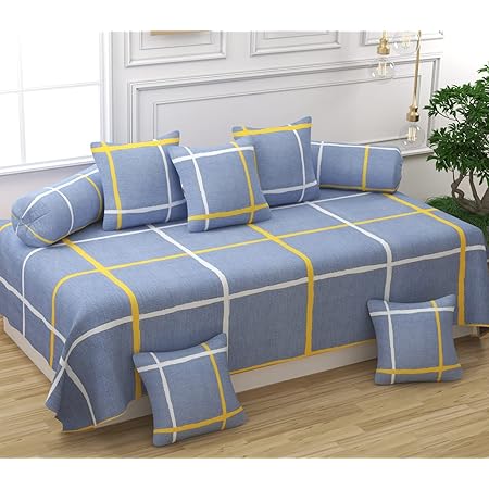 CHHILAKIYA Diwan Set Covers Cotton 8 Pieces, Pure Cotton Designer ...