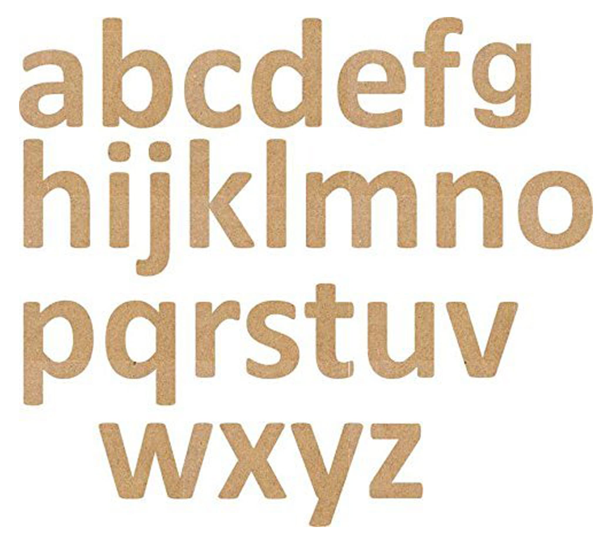 Shri Kanth Art Normal Small Abc Craft Alphabets Letters 26 | Desertcart ...