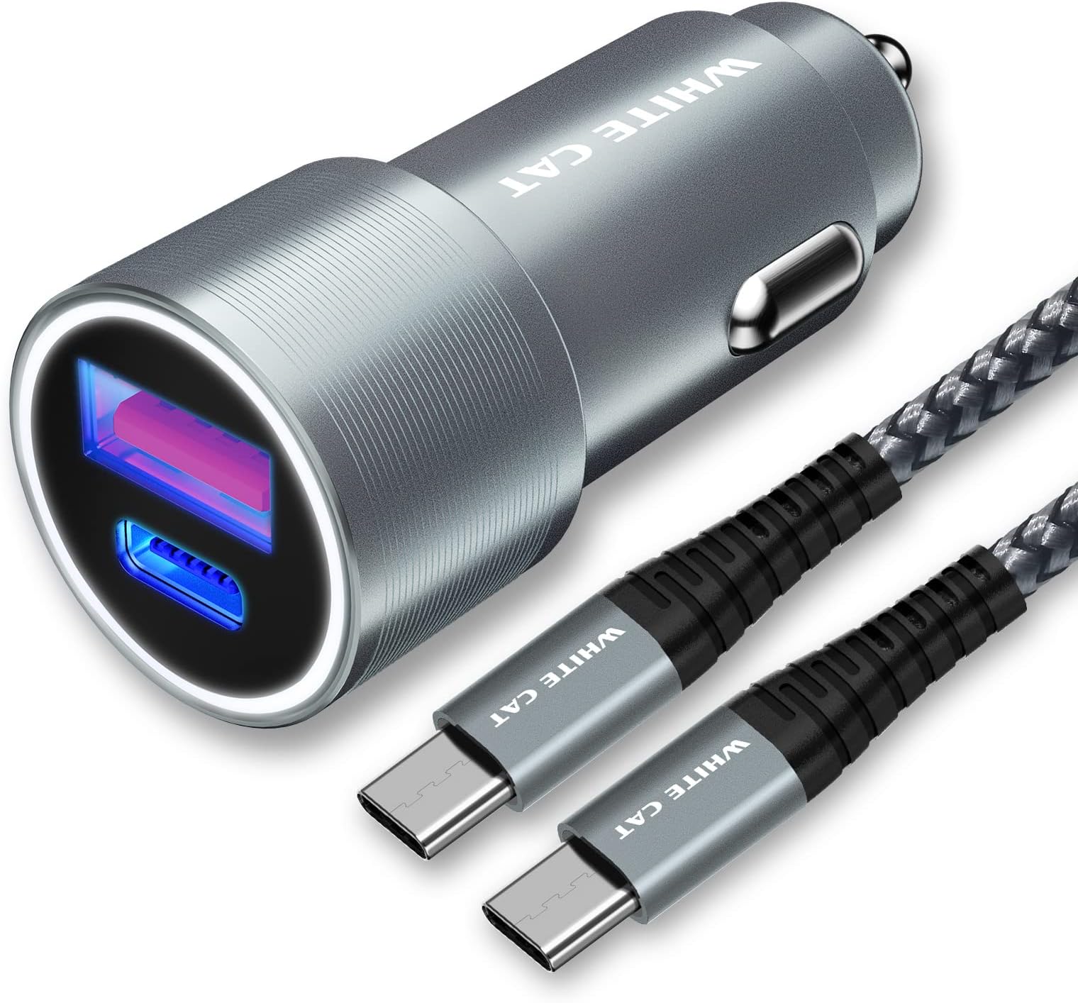 Amazon.com: Android USB C Fast Car Charger for Samsung Galaxy A54/A14 ...