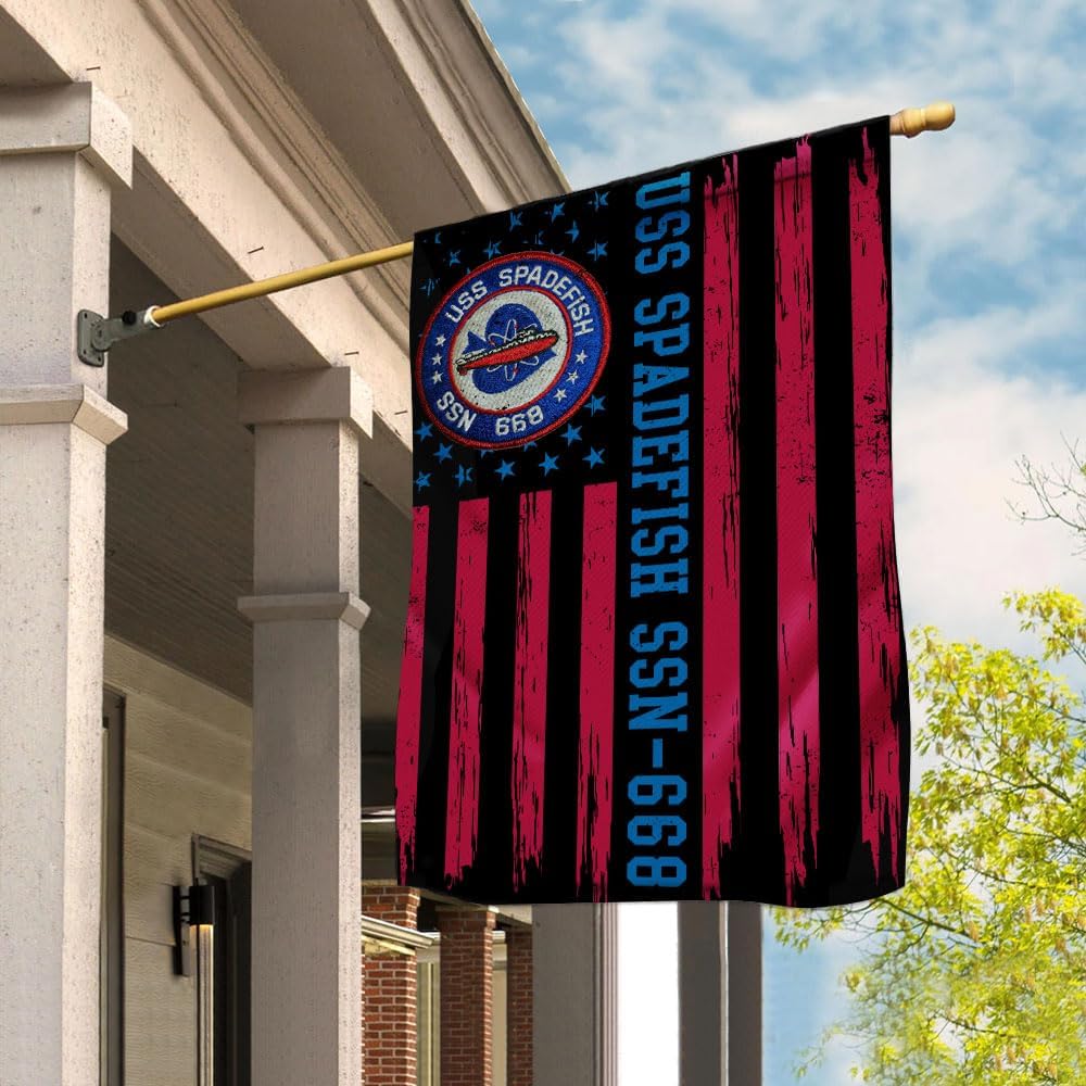 Amazon.com : FFCLUB uss-Spadefish SSN 668 Flag Submarine flag Ship ...