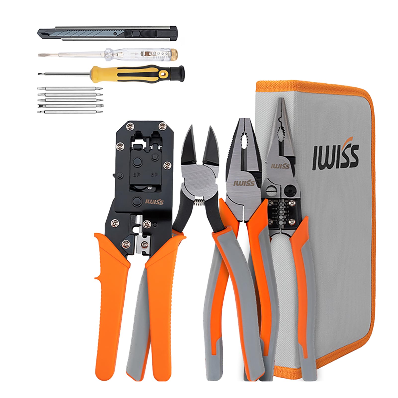 Snapklik.com : iCrimp Multipurpose Tool Set, Electrician Tool Set ...