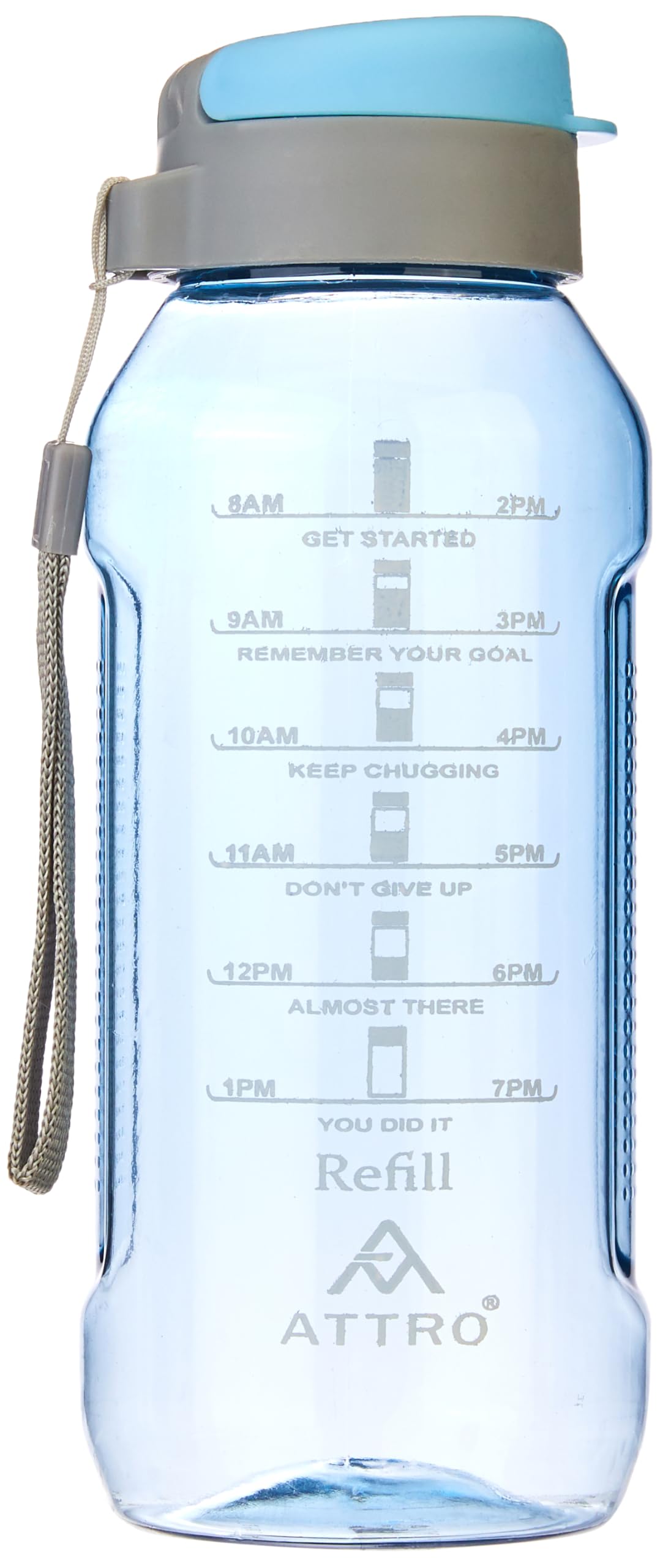 Buy ATTRO Ultra Pro Motivational 1-Liter BPA-Free Water Bottle with ...