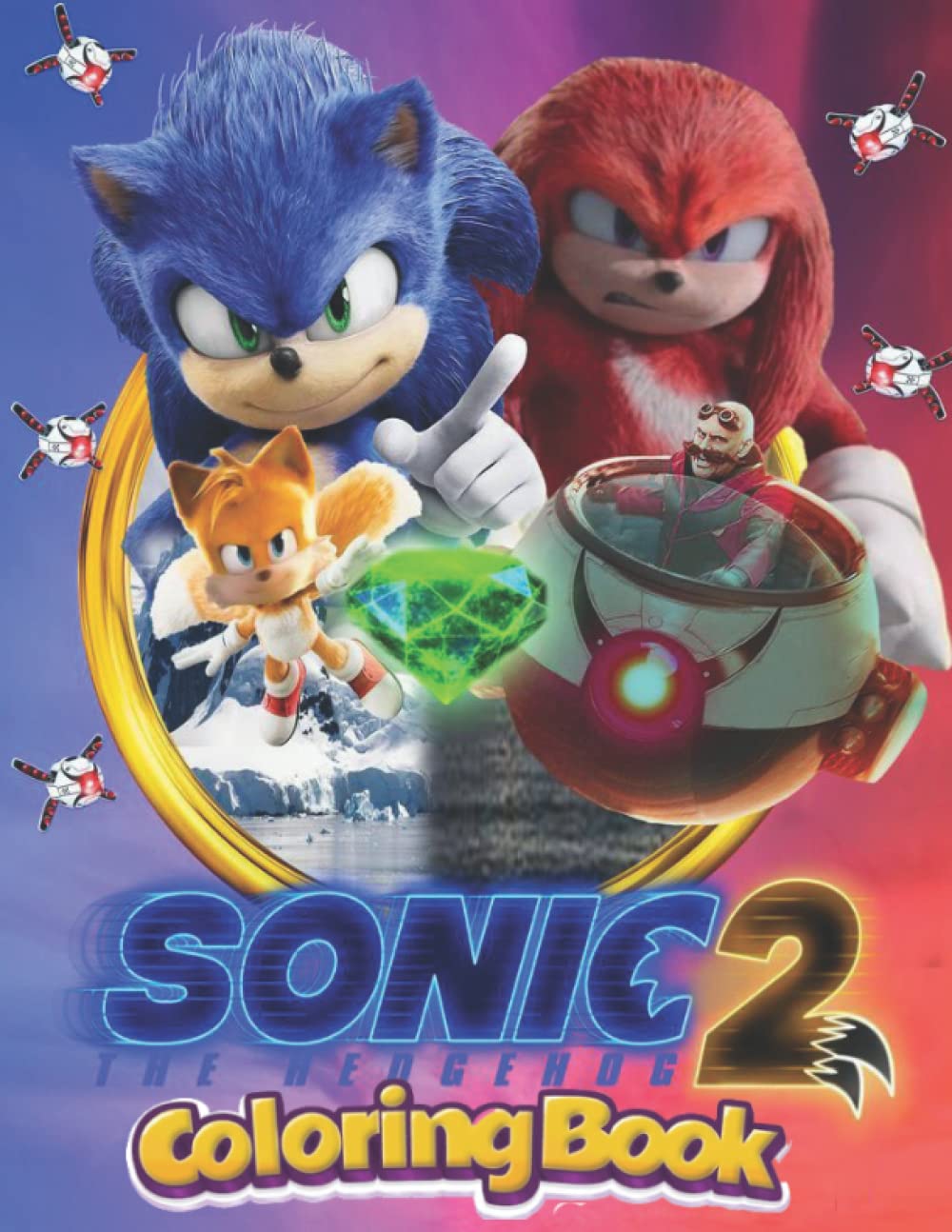 Buy Sónic 2 Coloring Book: 2022 US Edition Sónic the Hedgehog Coloring ...