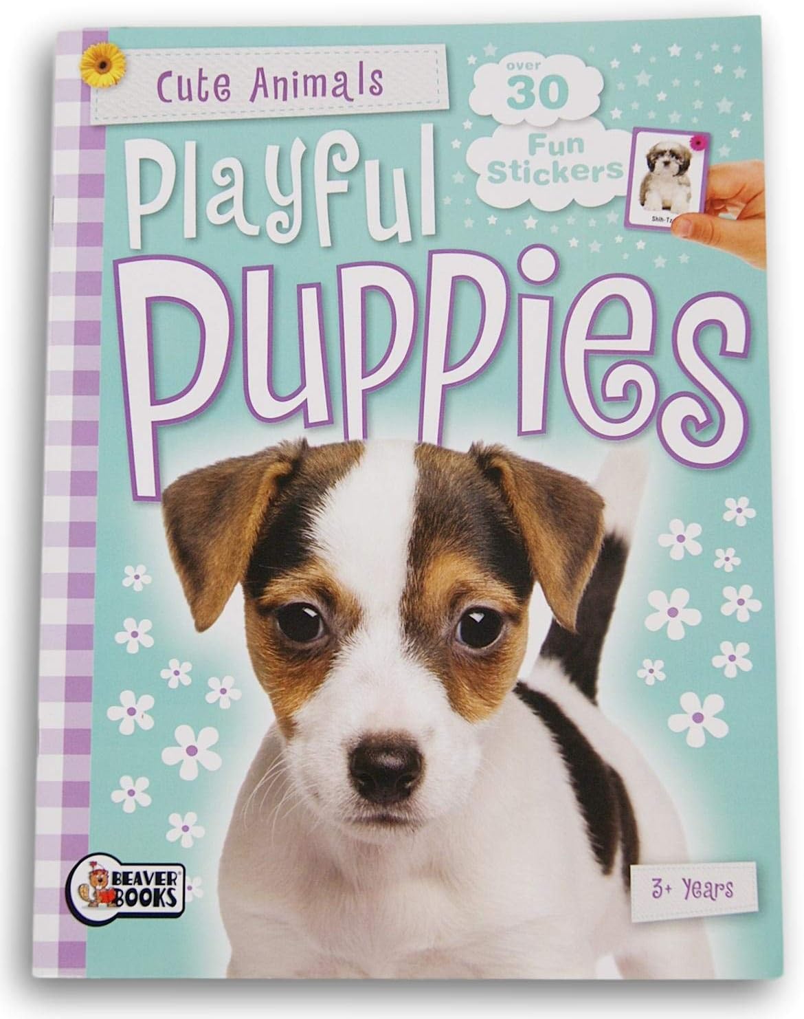 Amazon.com: Playful Puppies Sticker Book - Includes Over 30 Large Dog ...