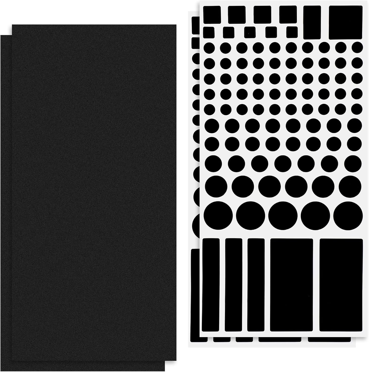 Amazon.com : 4 Sheets Light Blocking Stickers Blackout Stickers for ...
