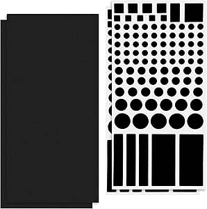 Amazon.com : 4 Sheets Light Blocking Stickers Blackout Stickers for ...