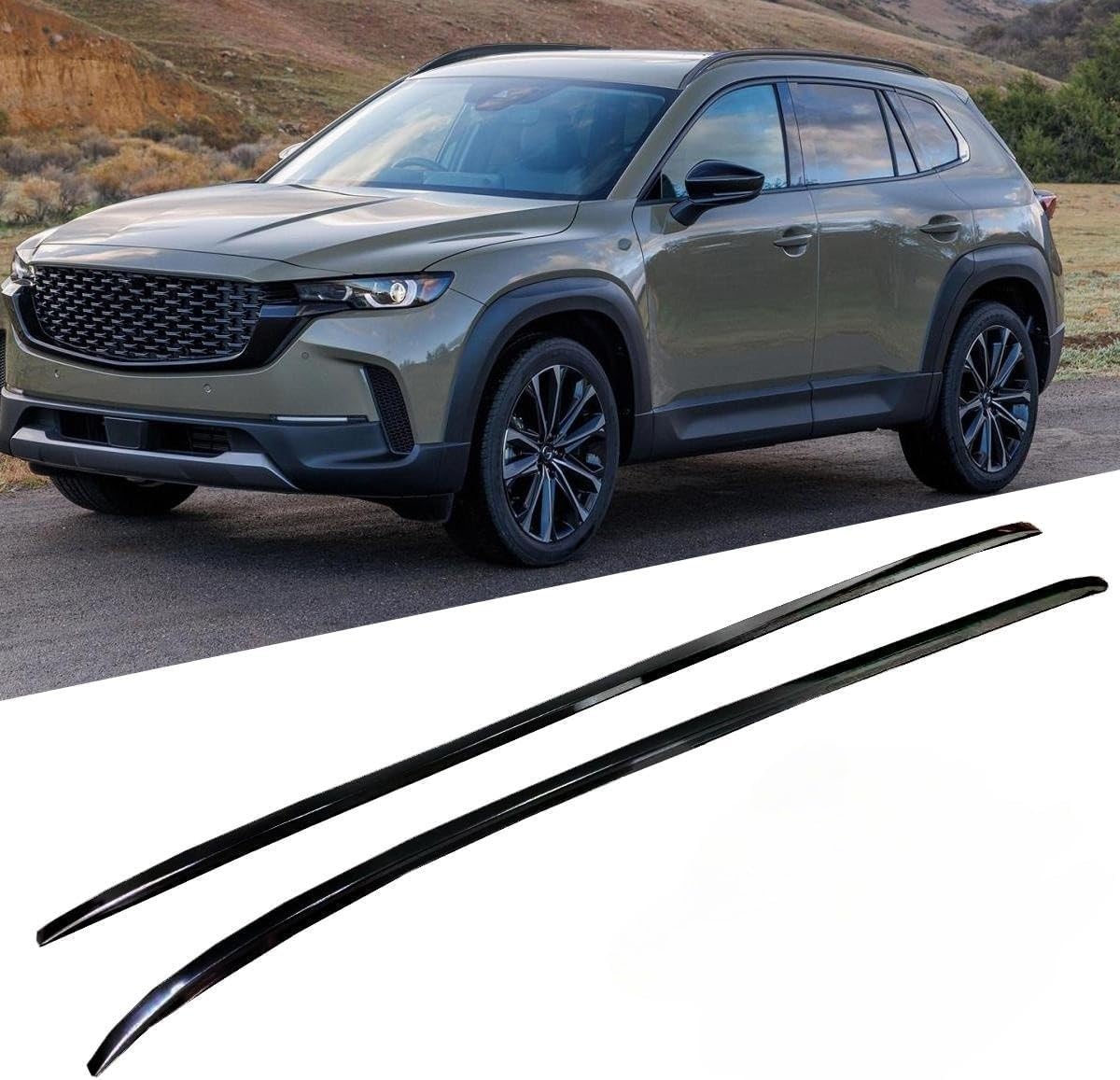 Amazon.com: 2Pcs Fits for 2022 2023 Mazda CX-50 CX50 Pasted Roof Racks ...