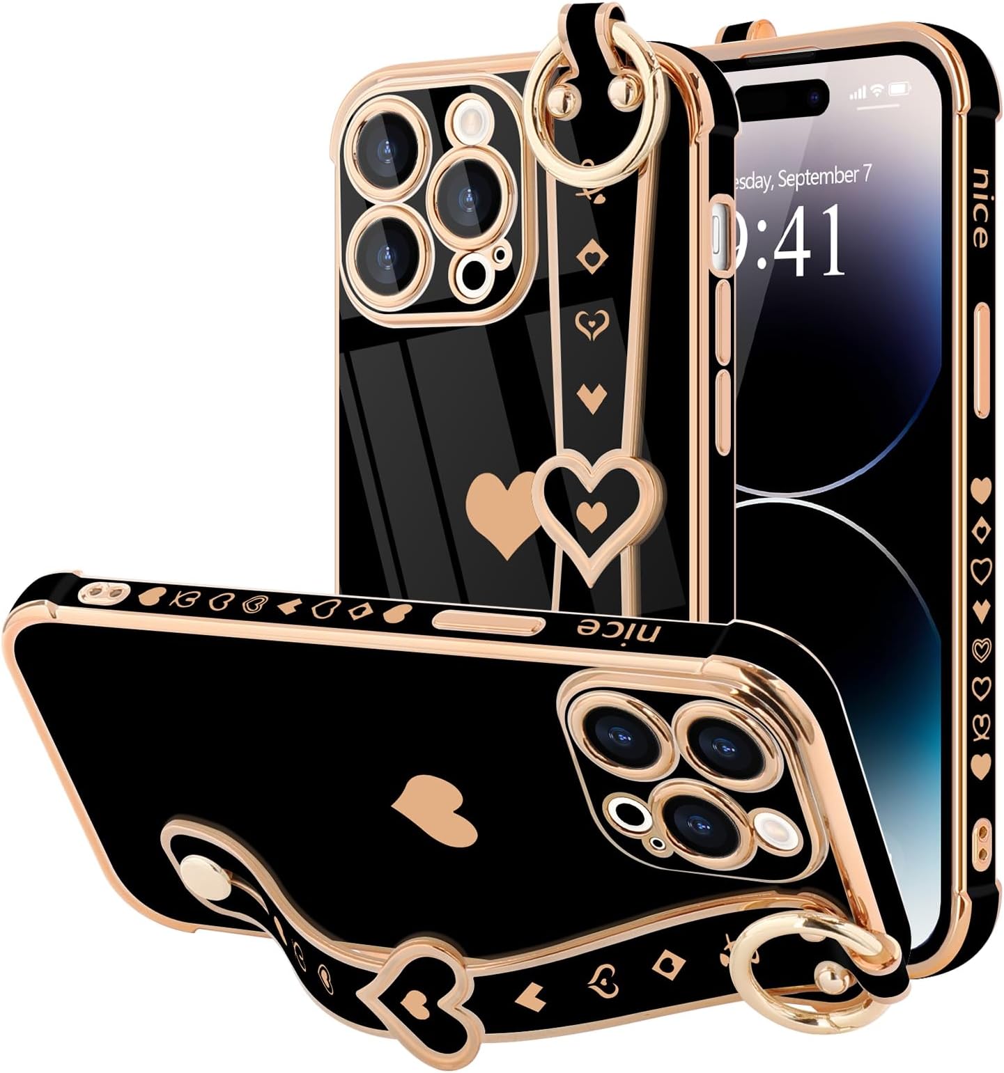 Amazon.com: siduater Strap Holder Case for 6.1" iPhone 14 Pro with ...