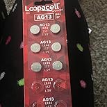 Amazon.com: LOOPACELL AG13 LR44 L1154 357 76A A76 Button Cell Battery 10 Pack : Health & Household