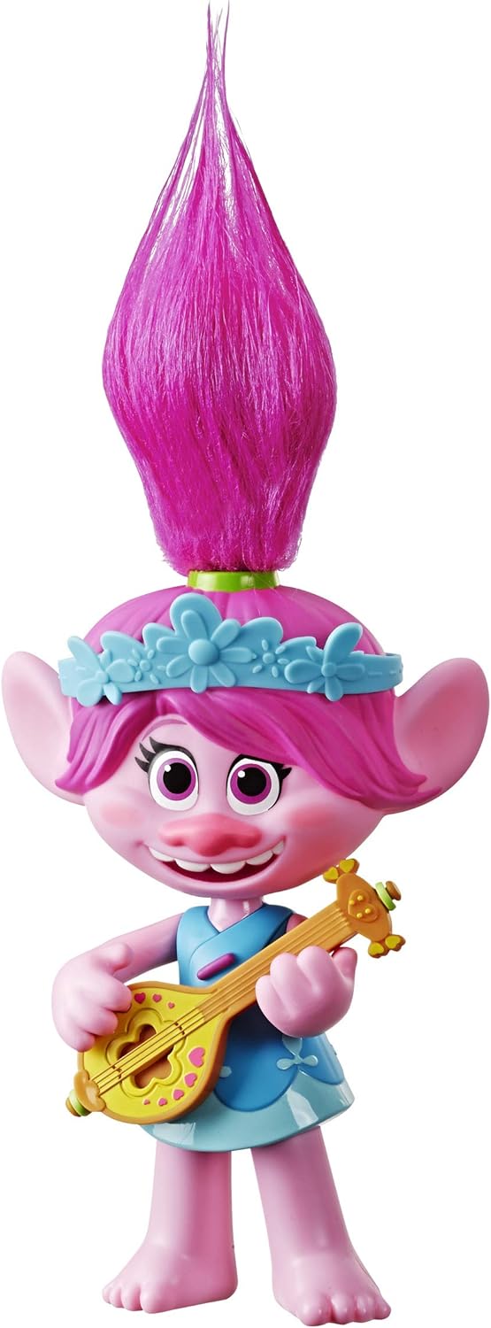 Amazon.com: Trolls DreamWorks Popstar Poppy Singing Doll Toy with ...