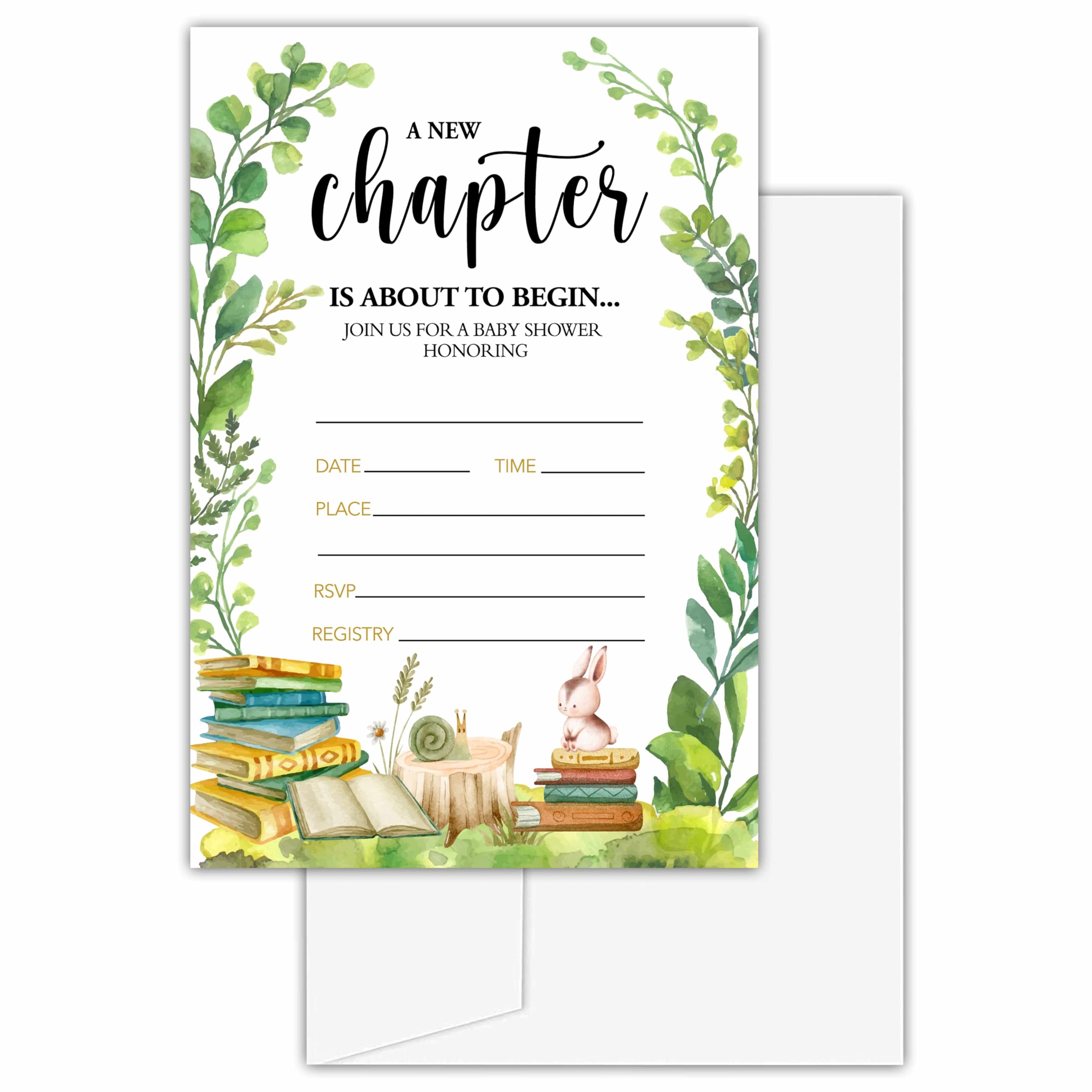 Storybook Baby Shower Invitations Templates Enchanting Storybook