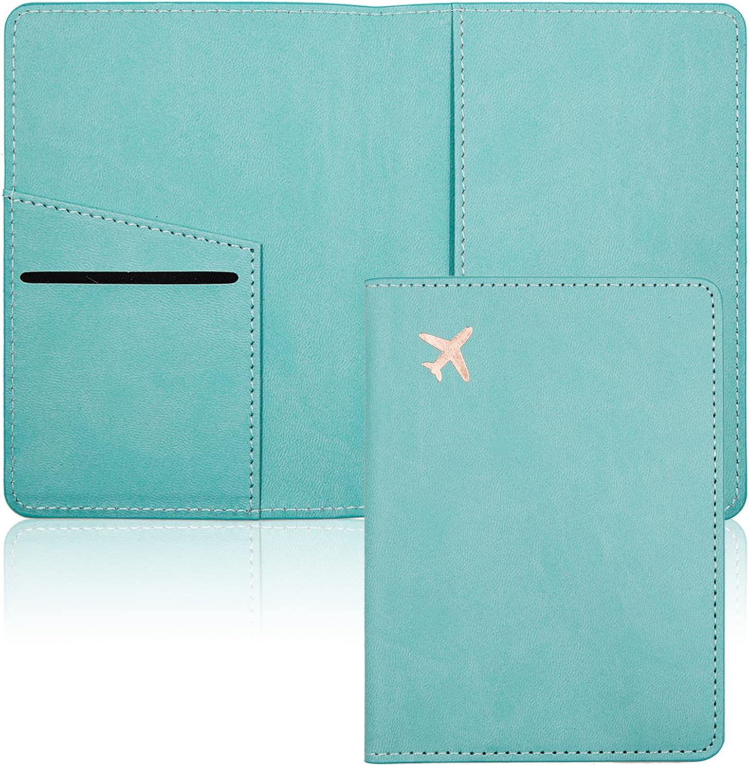 Amazon.com | Deziliao Passport Holder,Passport Holder Card Slots ...