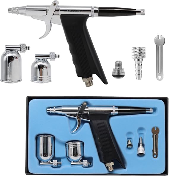 Amazon.com: Uovviney Trigger Airbrush Gun with 0.3mm Needle Airbrush ...
