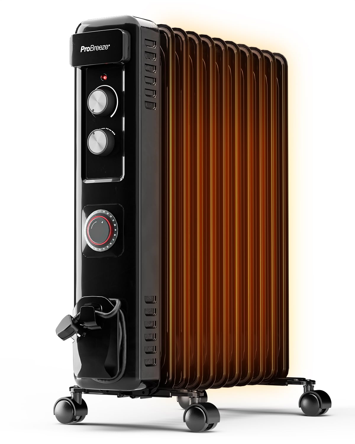 Pro Breeze® Oil Filled Radiator with 11 Fins - Slim Electric Radiator ...