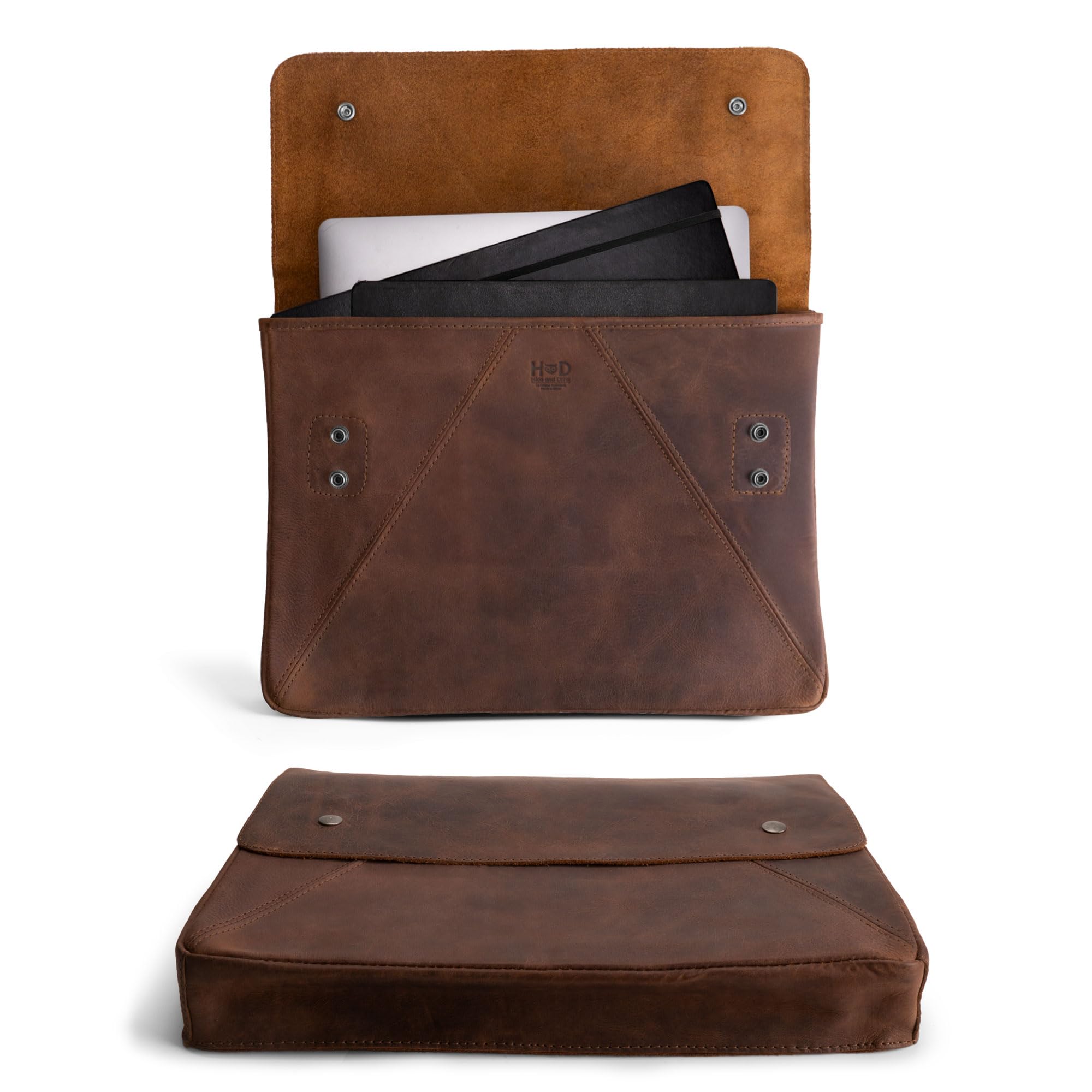 Portadocumentos de piel XL, portafolios de piel premium para hombres, padfolio/folio, carpeta de ...
