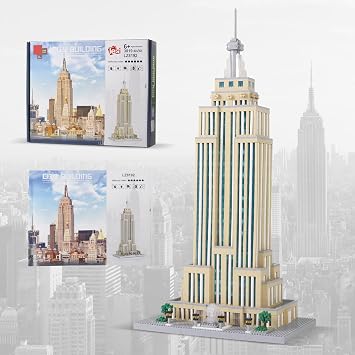 Amazon.com: STMIGAIBLOCKS 3819PCS New york Empire State Micro Mini ...