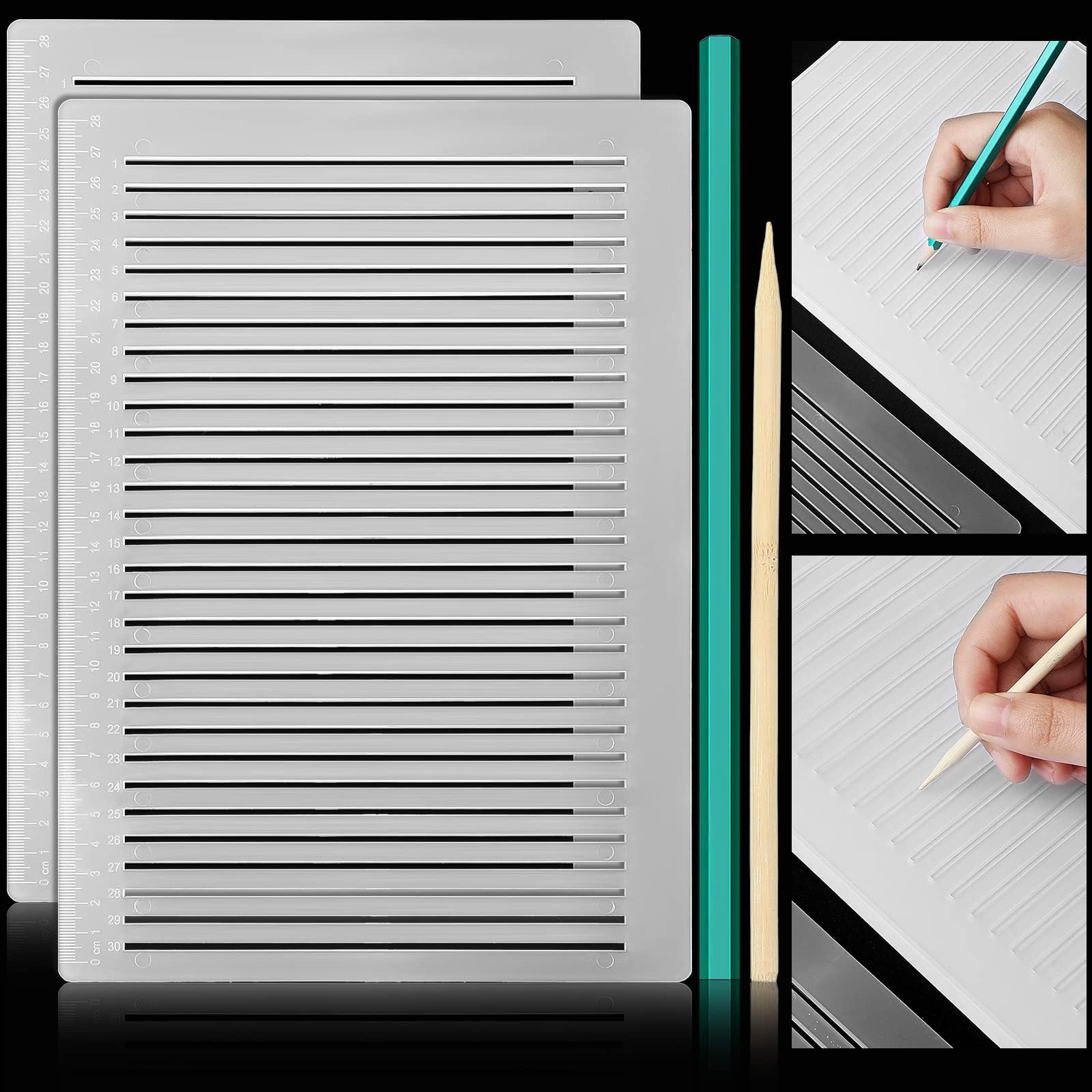 Amazon.com : 2 x Grid Type Lettersize 'Freehand Designer' Sheets. Draw ...