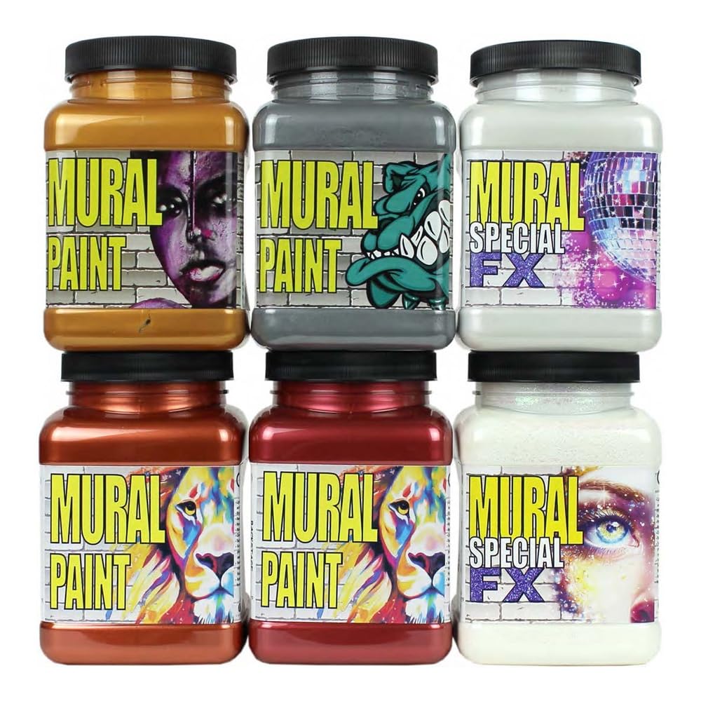 Amazon.com: CHROMA Acrylic Mural Paint for Interior and Exterior Murals ...